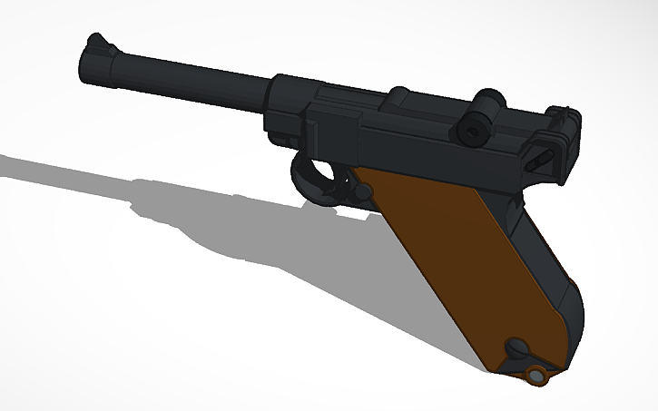 3D design Luger P08 (Parabellum) [By Ivan-3D(7280)] - Tinkercad