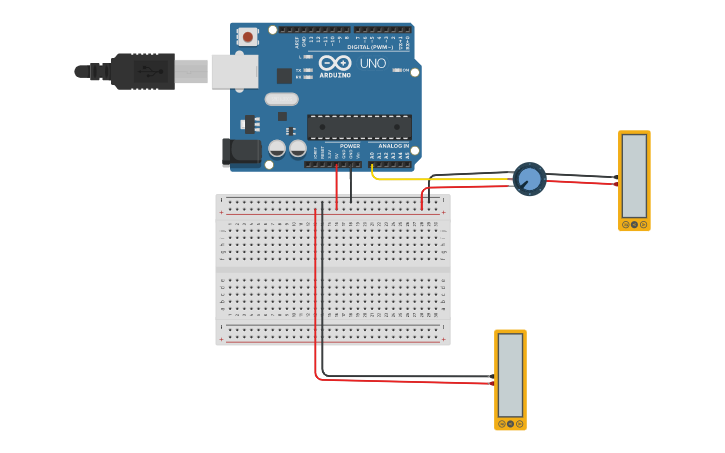 Circuit design sensor - Tinkercad