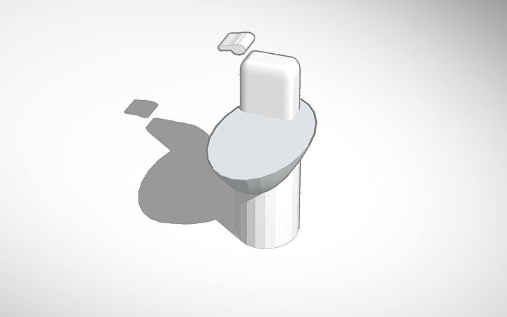 3D design Toilet - Tinkercad