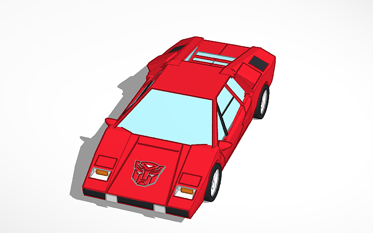 3D design Transformers:G1 Sideswipe (Alternate mode) - Tinkercad