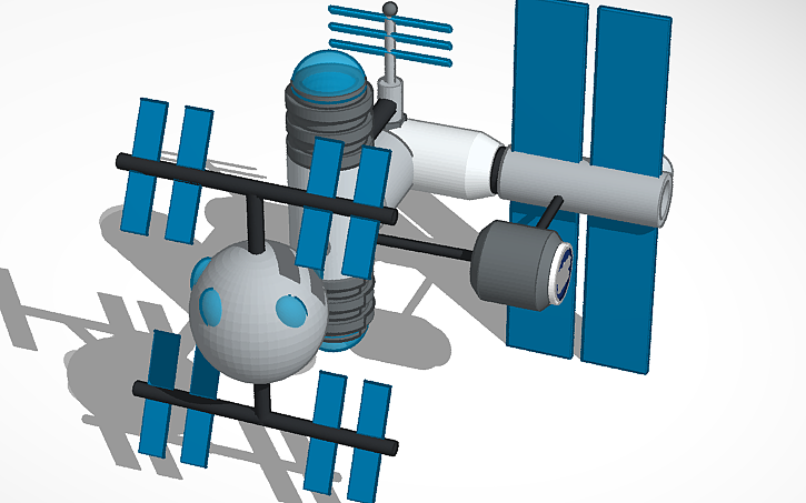 3D design Space Station - Tinkercad