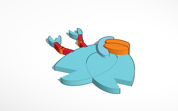 3D design Flippy The Fish (DogMan) - Tinkercad