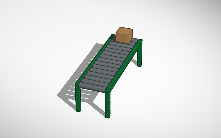 3D design Conveyor Belt (Sim Lab) - Tinkercad