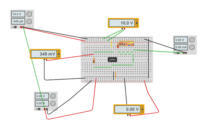 Circuit Design Dac Tinkercad