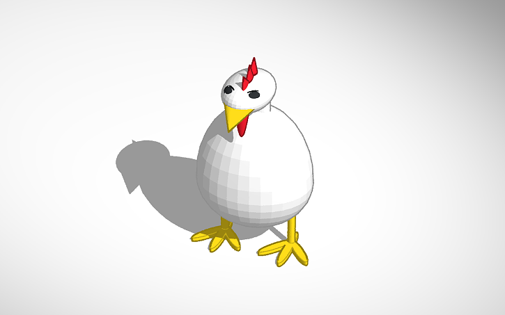 3D design Chicken Thing | Tinkercad