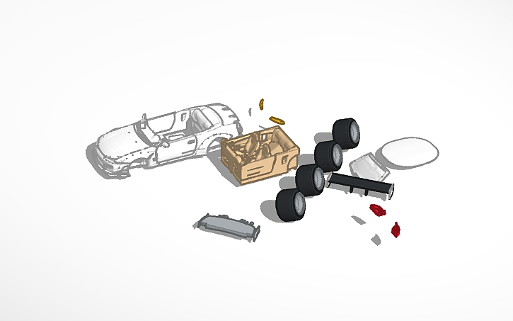 3D design JDM Nissan Silvia Assembly - Tinkercad