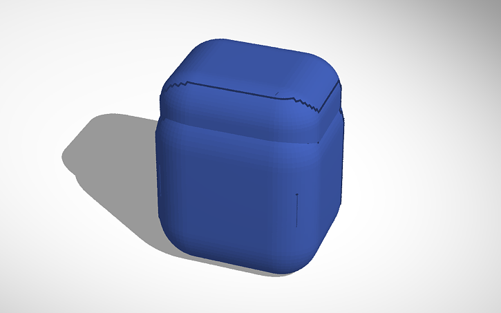 3D design air pods case - Tinkercad