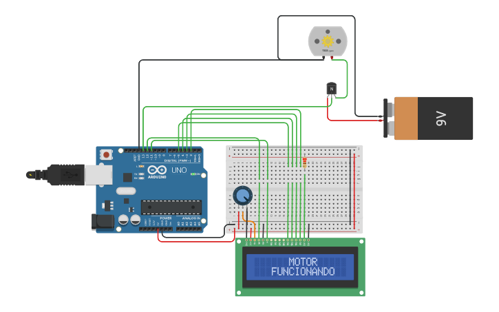 Circuit design MOTOR - Bruno Amaral de Lima - 03219833 - Tinkercad