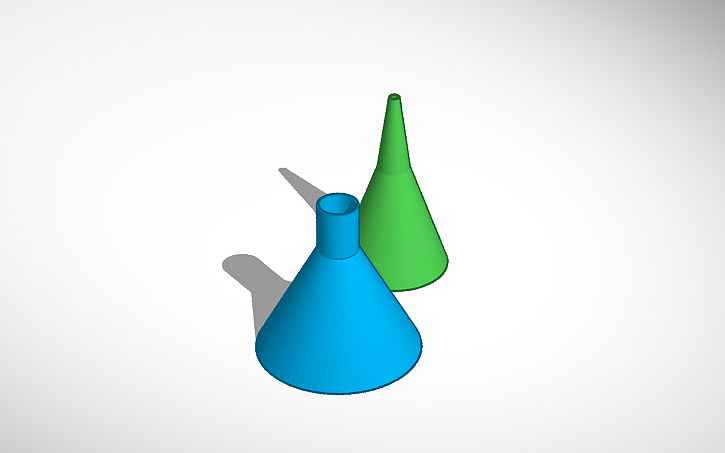 3D design funnel - Tinkercad