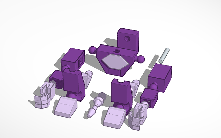 3D design Kreo Transformers G1 Shockwave Upgrade Kit - Tinkercad