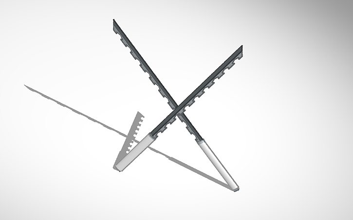 3D design Inosuke's Swords - Tinkercad