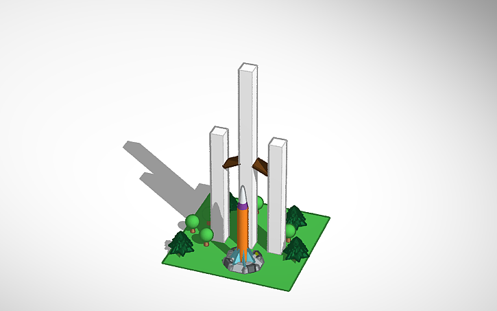 3D design Interesting Skyscraper | Tinkercad