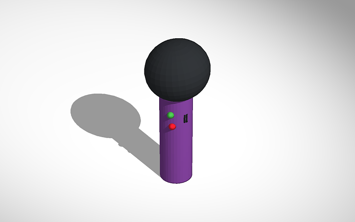 3D design Microphone! - Tinkercad