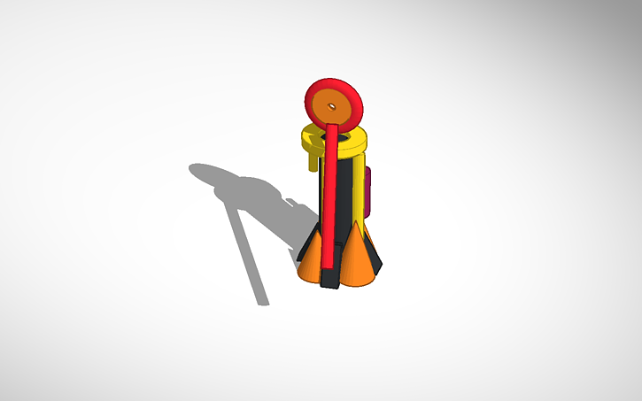 3D design inferno tower - Tinkercad
