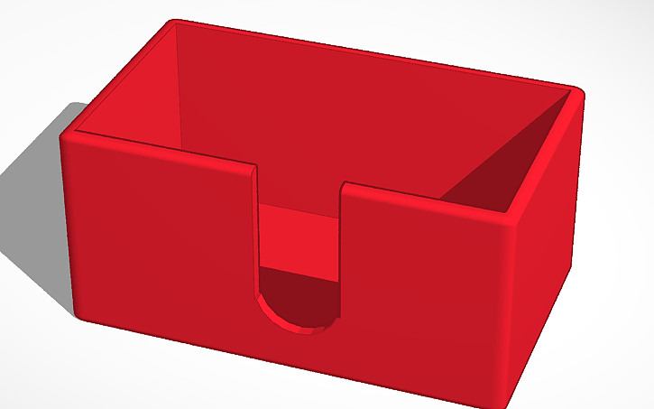 3D design Business Card Holder - Tinkercad