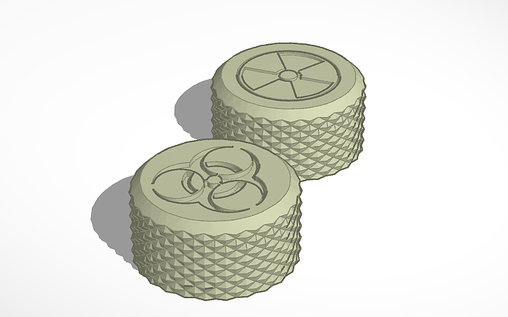 3D design ender 3 control knobs - Tinkercad