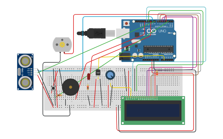 Circuit design Huerto - Tinkercad