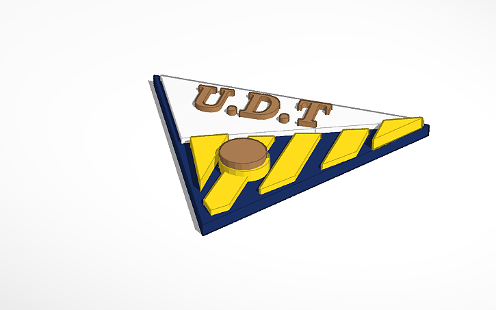 3D design Escudo UD Tomares / Lucia Leyva | Tinkercad