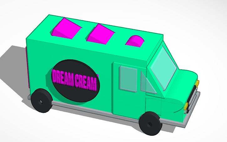 3D design Food Truck - Tinkercad