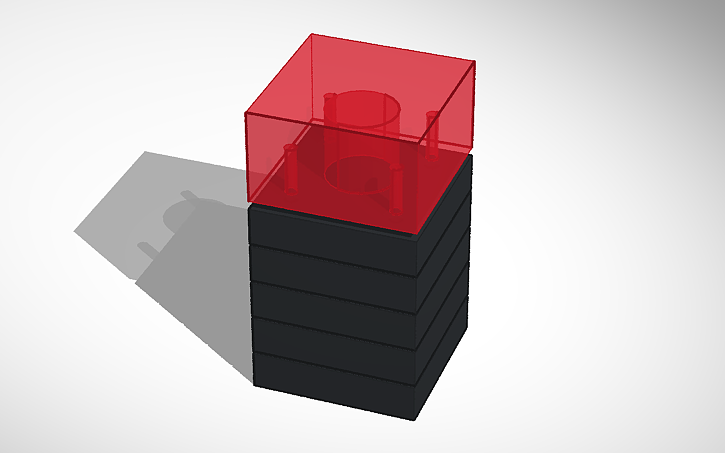 3D design RGB Night Light - Tinkercad