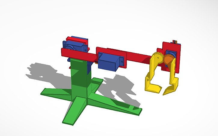 3d Design Robotic Arm Tinkercad