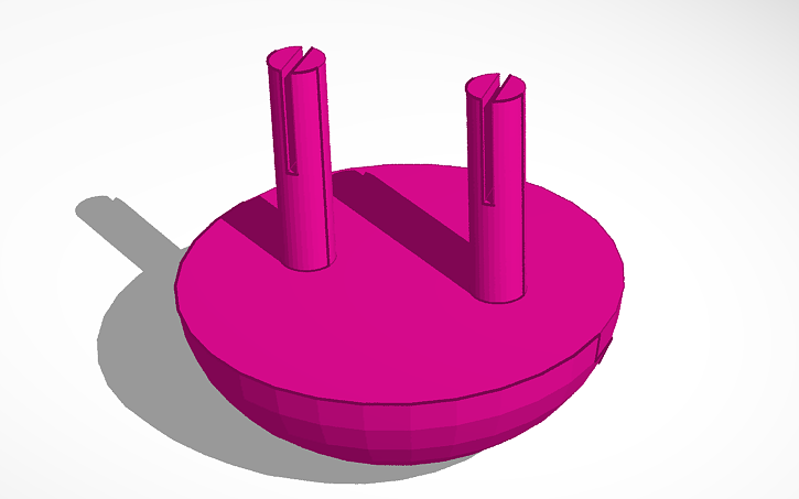 3D design Anika's plug - Tinkercad