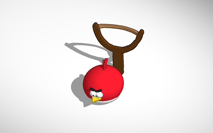 3D design angry birds - Tinkercad