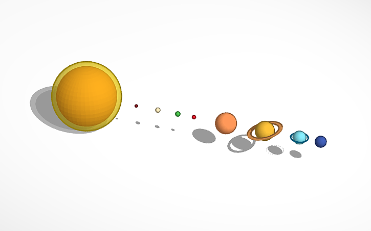 3D design Solar System | Tinkercad