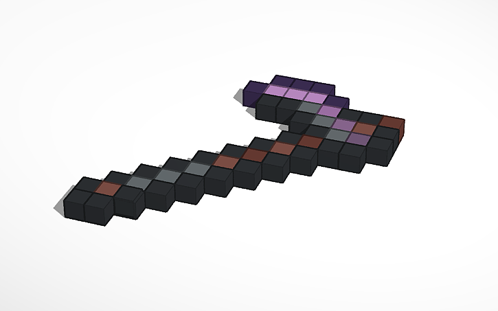3D design Netherite Hoe | Tinkercad