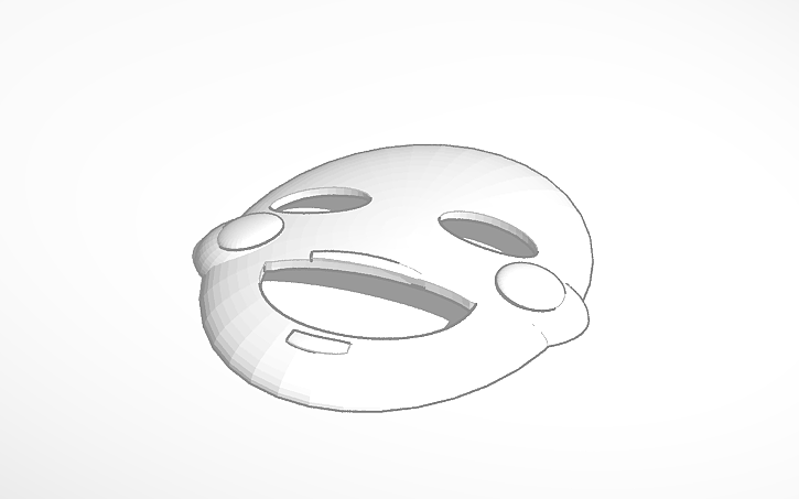 3D design Puppet Mask - Tinkercad