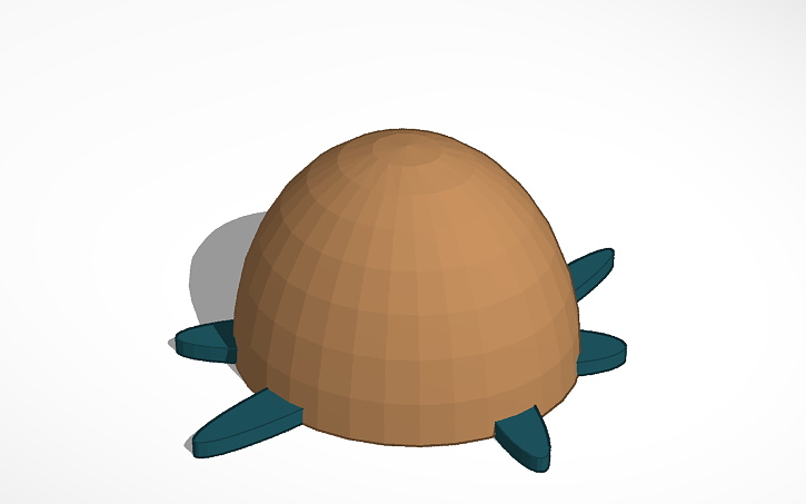3D design turtle | Tinkercad