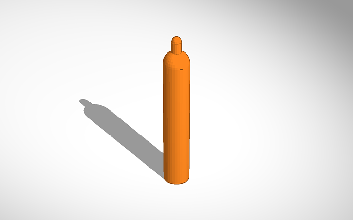 3D design Gas Cylinder - Tinkercad