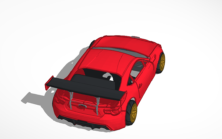 3D design Custom Subaru BRZ - Tinkercad