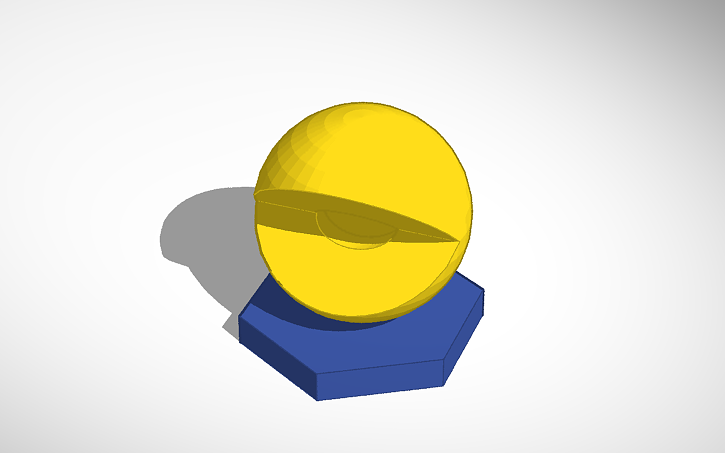 3D design Pac-man Money box | Tinkercad