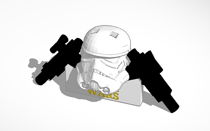 3D design STORMTROOPER KEYRİNG | Tinkercad
