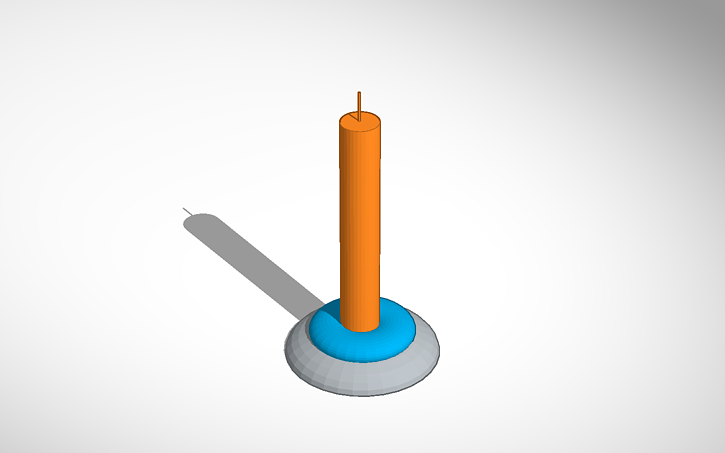 3D design Candle - Tinkercad