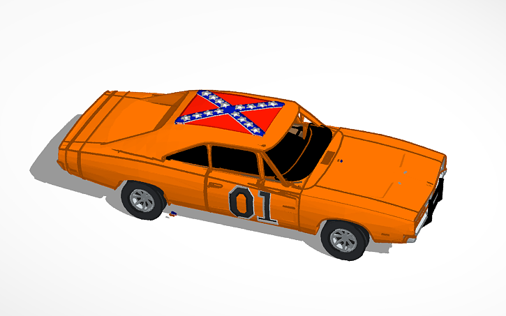 3D design General Lee - Tinkercad