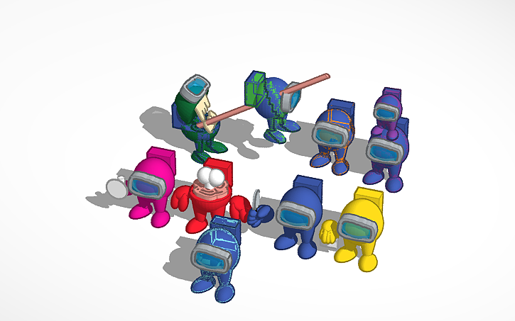 3D design Among Us | Tinkercad
