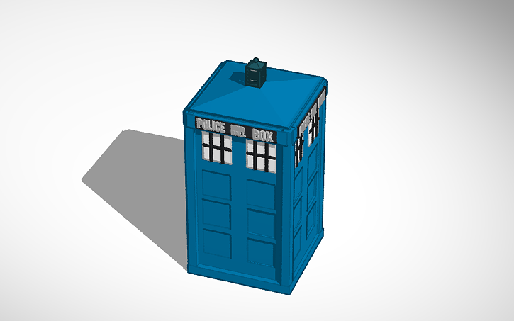 3D design THE TARDIS! | Tinkercad