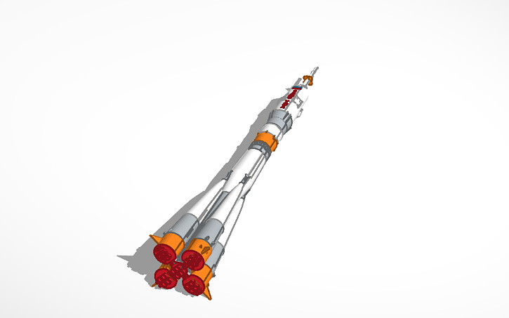 3D design Soyuz FG - Tinkercad