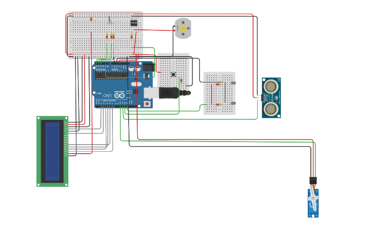 Circuit design Final project robotic design - Tinkercad