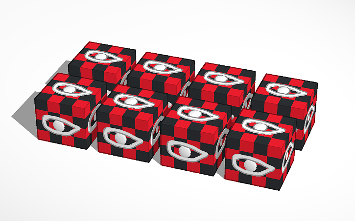 3D design Eye Blocks V2 - Tinkercad