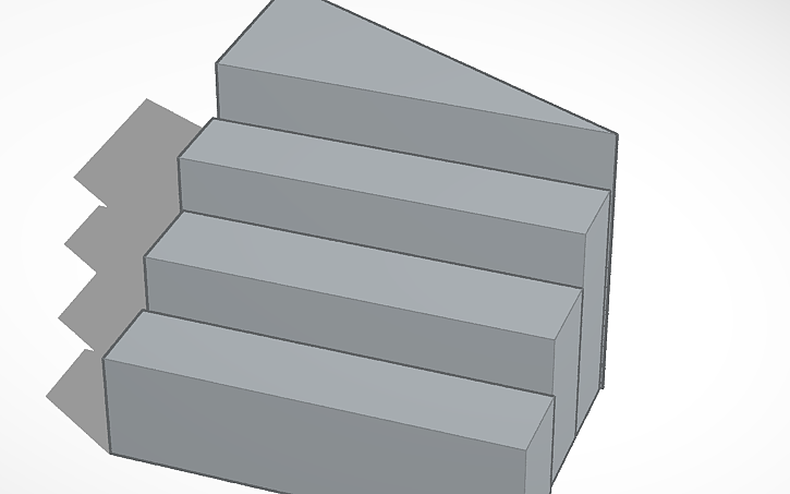 3D design cina stair | Tinkercad