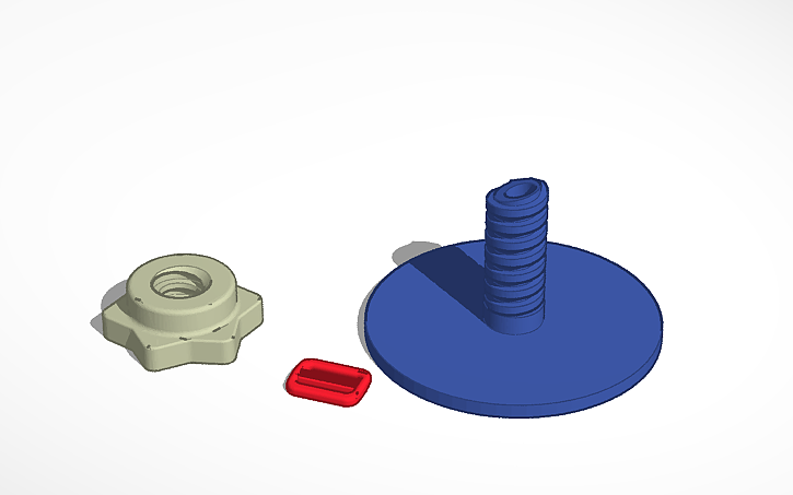 3D design Forearm Weight Plate - Tinkercad