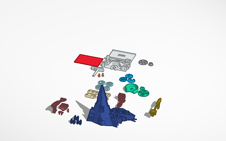 3D design Star wars Armada game pieces and ships - Tinkercad