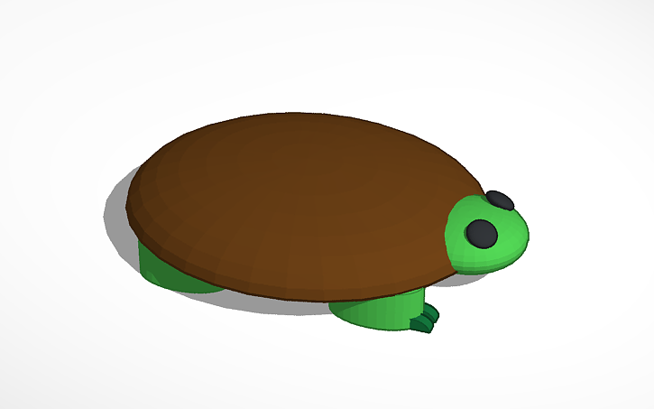 3D design Turtle - Tinkercad