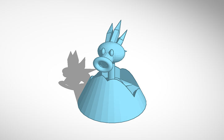 3D design snow-pea | Tinkercad