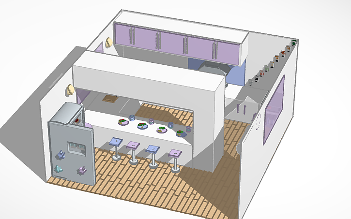 3D design Kitchen - Tinkercad