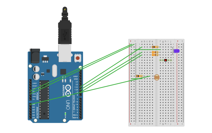 Circuit design Copy of RGB Photosensor UNFINISHED | Tinkercad