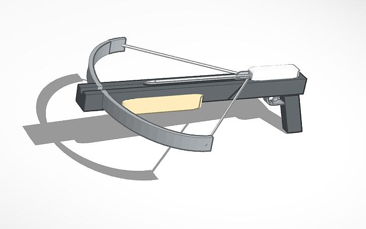 3D design CROSSBOW - Tinkercad
